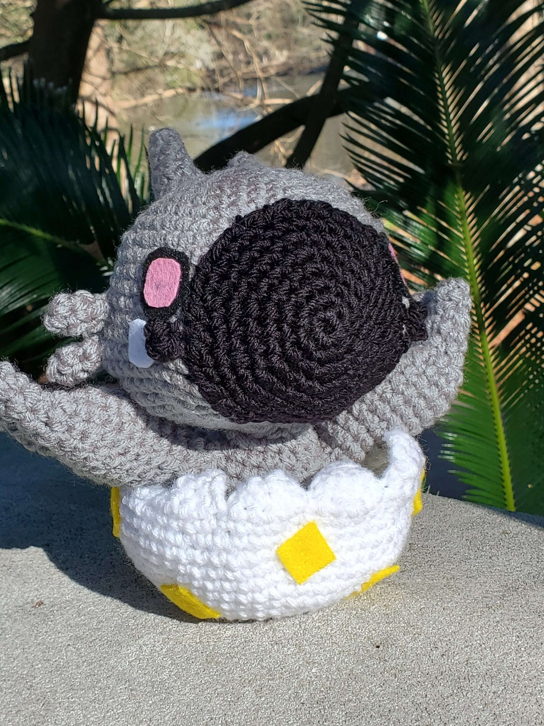 Crochet Final Fantasy Inspired Chocobo Plush | Goth Chocobo | Crochet ...