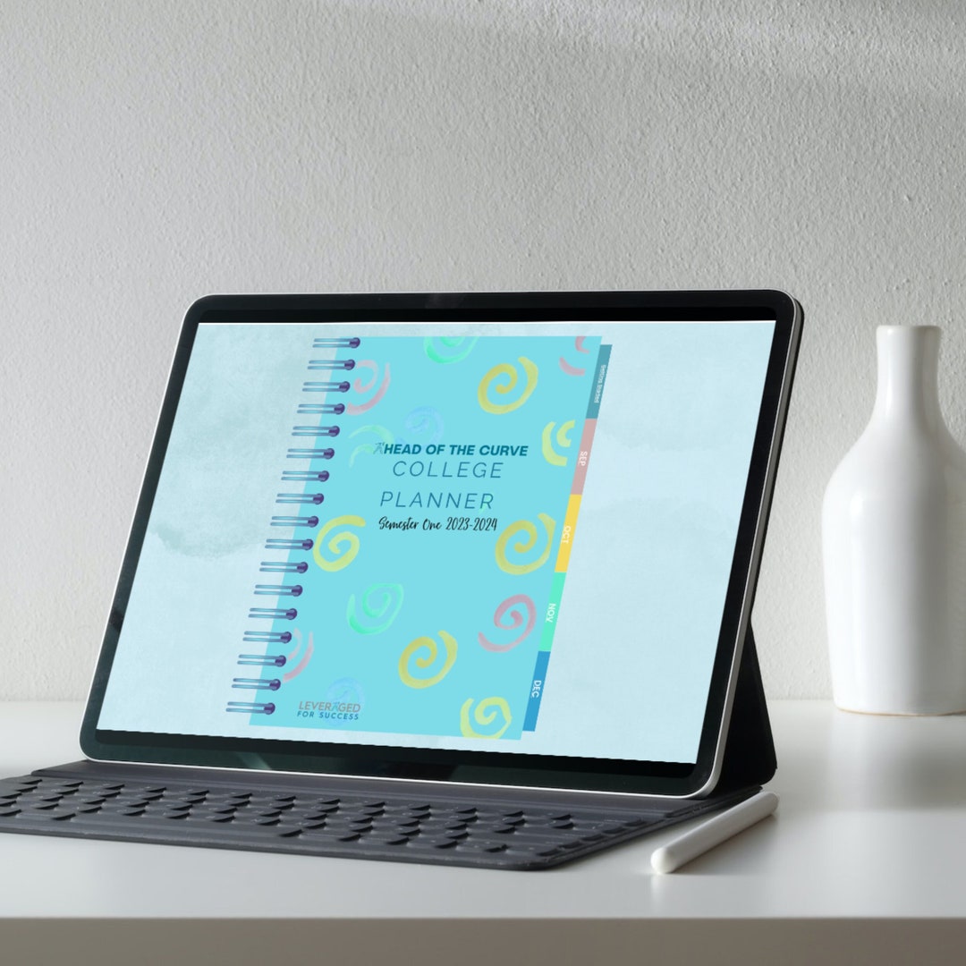 College Semester Planner, Digital Student Planner - Academic Organizer ...