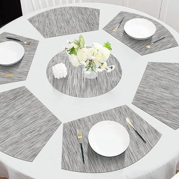 Placemats for Round Table - Etsy
