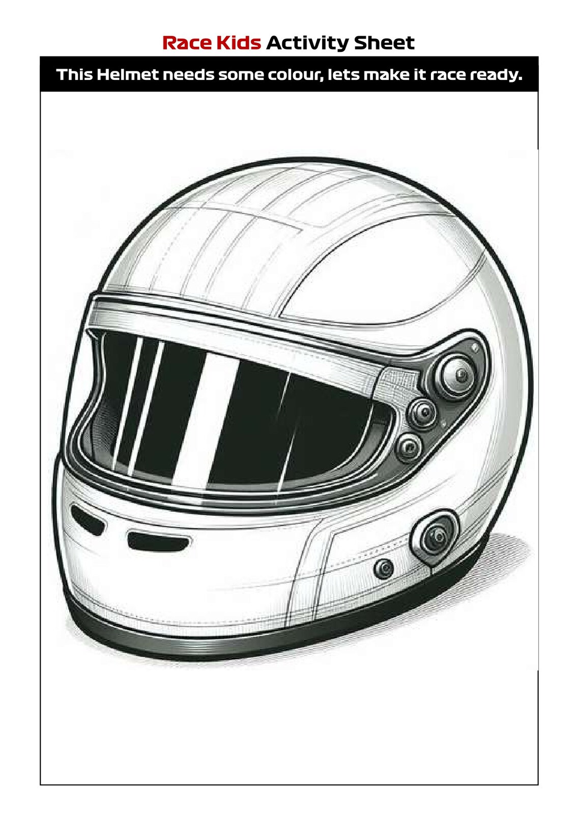 Kids Formula 1 Activity Pack - Etsy