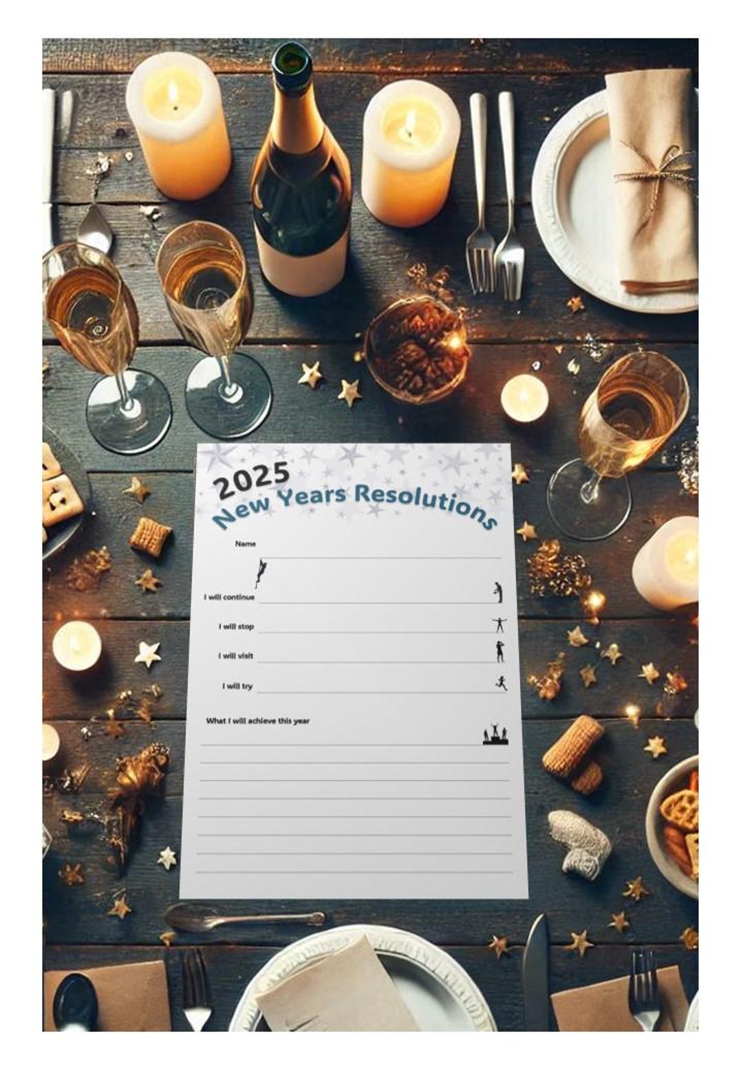 New Years Resolutions 2025 - Etsy