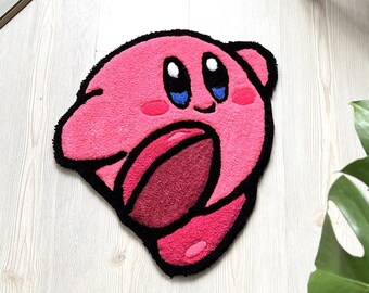 Pink Tufted Rug Personalized Name Rug, Custom Fluffy Rug, Cute Home ...