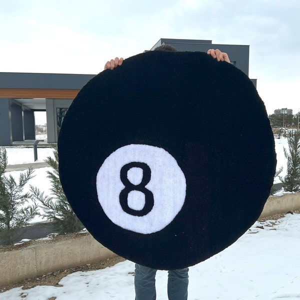 8 Ball Rug - Etsy