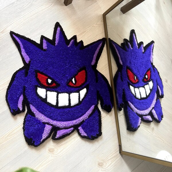 Gengar Rug - Etsy