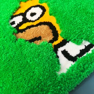 Simpson Homer 3D Tufting Rug Cartoon Tufted Rug Handmade Rug - Etsy