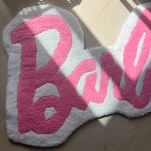 Barbie Rug Barbie Pink Rug Barbie Tufting Bitch Fuck - Etsy
