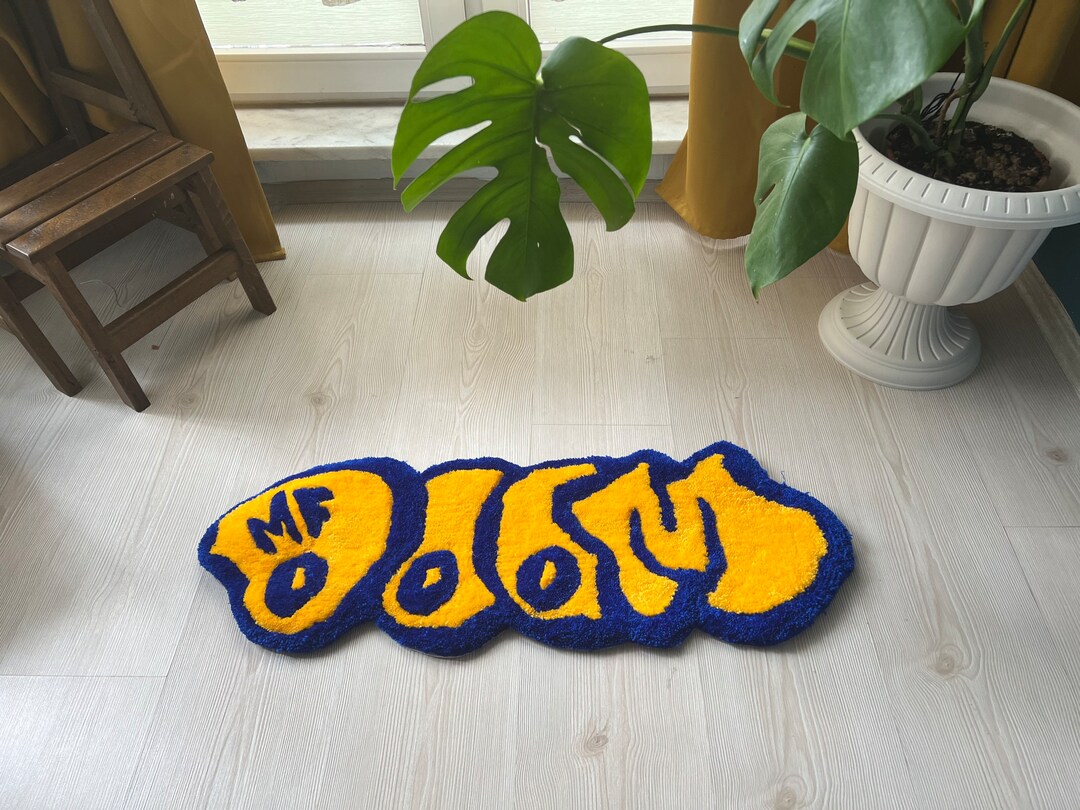 MF Doom Tufted Rug Custom Rug Handmade Rug - Etsy