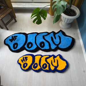 MF Doom Tufted Rug Custom Rug Handmade Rug - Etsy