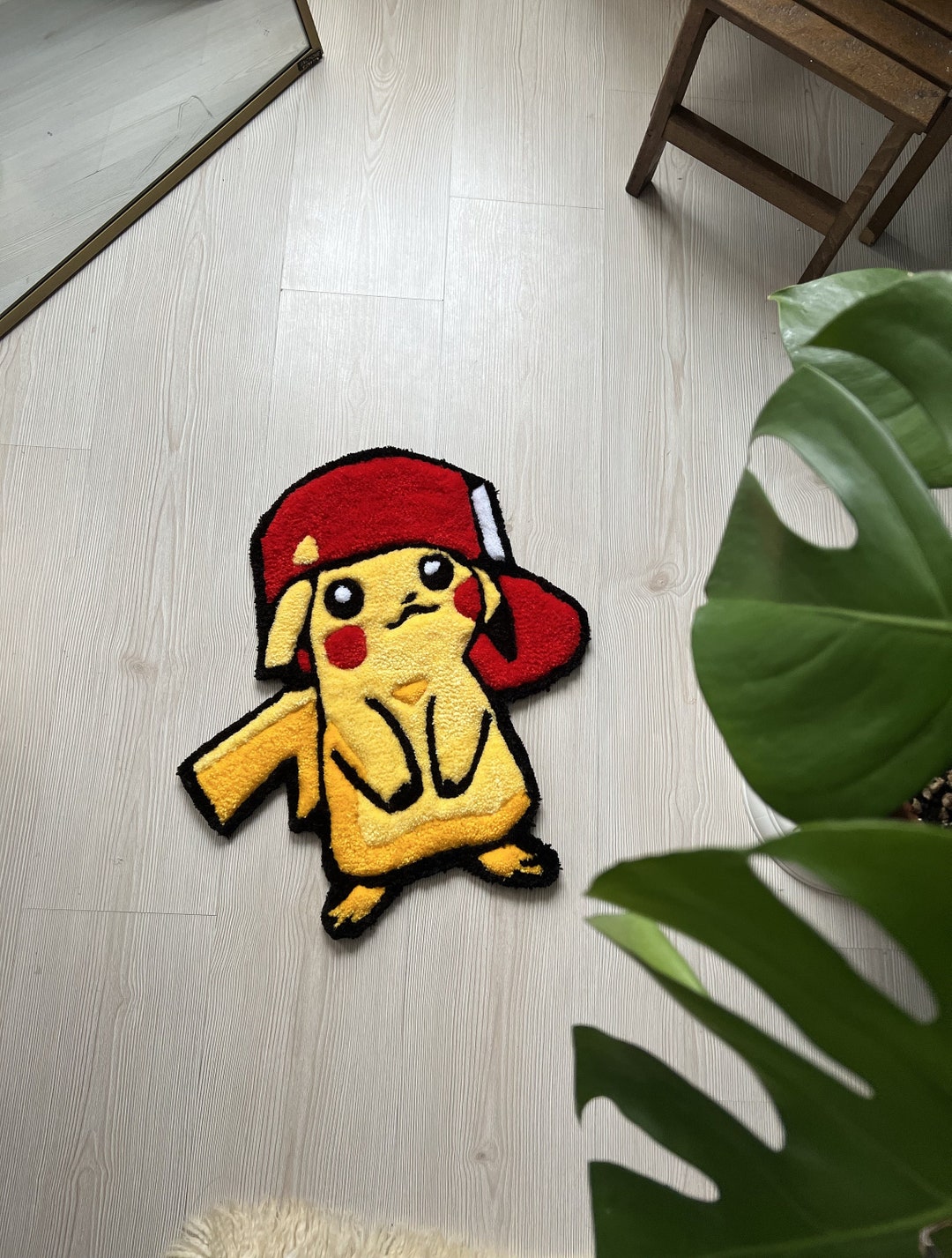 Yellow Cute Character Tufted Rug Custom Rug %100 Handmade - Etsy