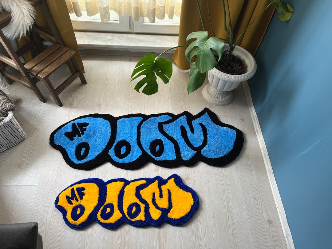 MF Doom Tufted Rug Custom Rug Handmade Rug - Etsy