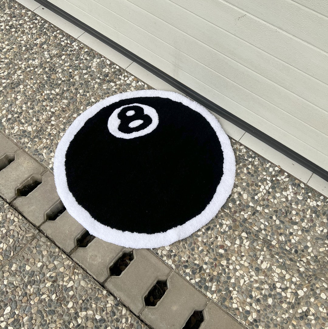 8 Ball Tufted Rug Handmade Custom Rug Billiards Rug - Etsy