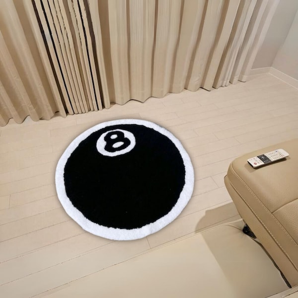8 Ball Rug - Etsy