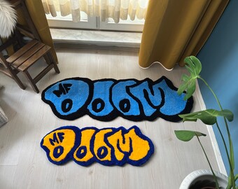 MF Doom Tufted Rug Custom Rug Handmade Rug - Etsy