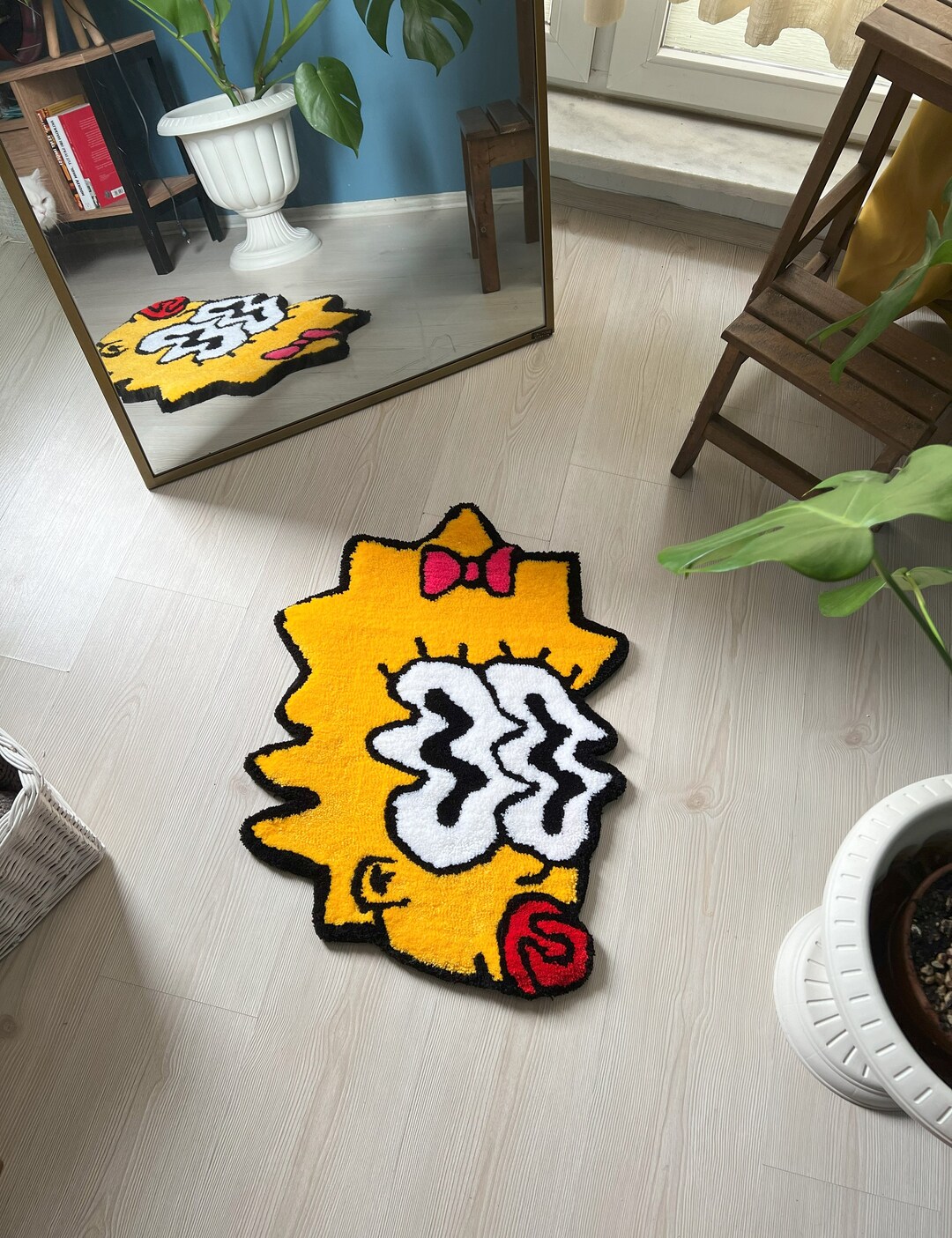 Simpson Tufted Rug Maggie Simpson Custom Rug the Simpsons - Etsy