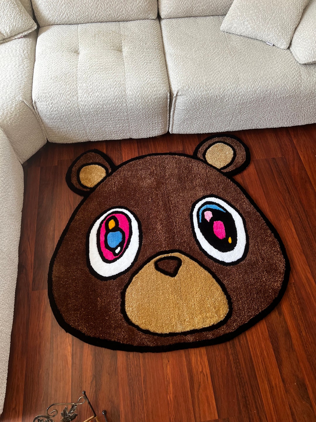 Kanye West Graduation Bear Rug Gift for Rug - Etsy