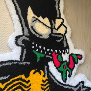 Custom Simpson Bart Tufted Rug Simpsons %100 Handmade - Etsy