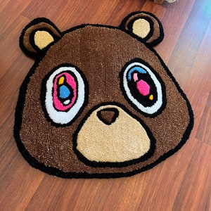 Kanye West Graduation Bear Rug Gift for Rug - Etsy