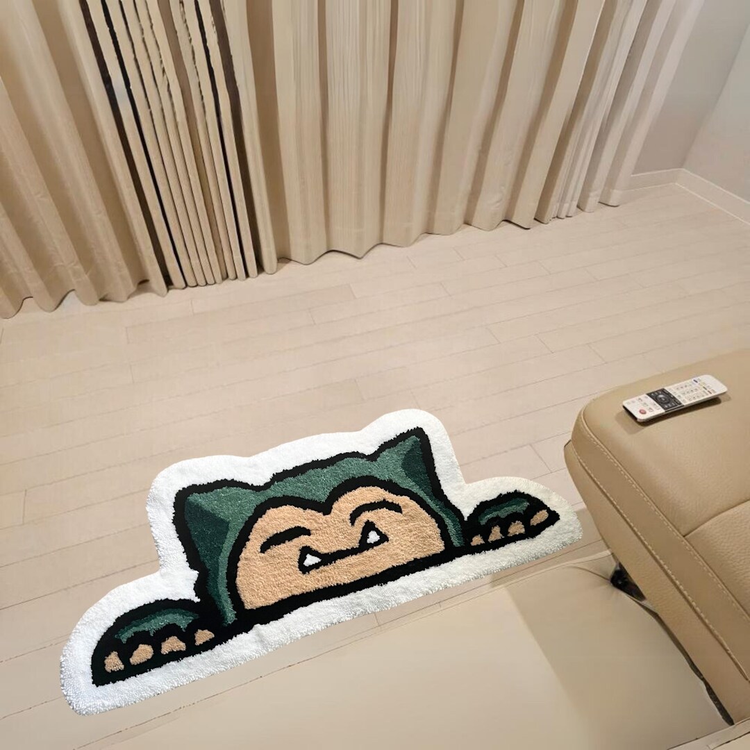 Snorlax Custom Anime Rug - Etsy