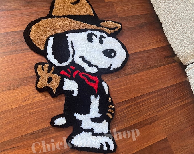 Snoopy Rug - Etsy