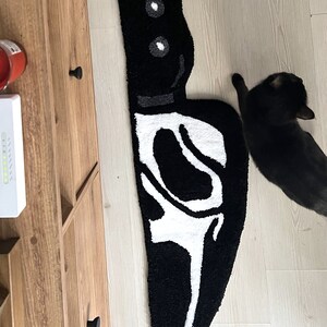 Scream Ghost Face Knife Rug Ghost Face Killer Tufting %100 Handmade Rug ...