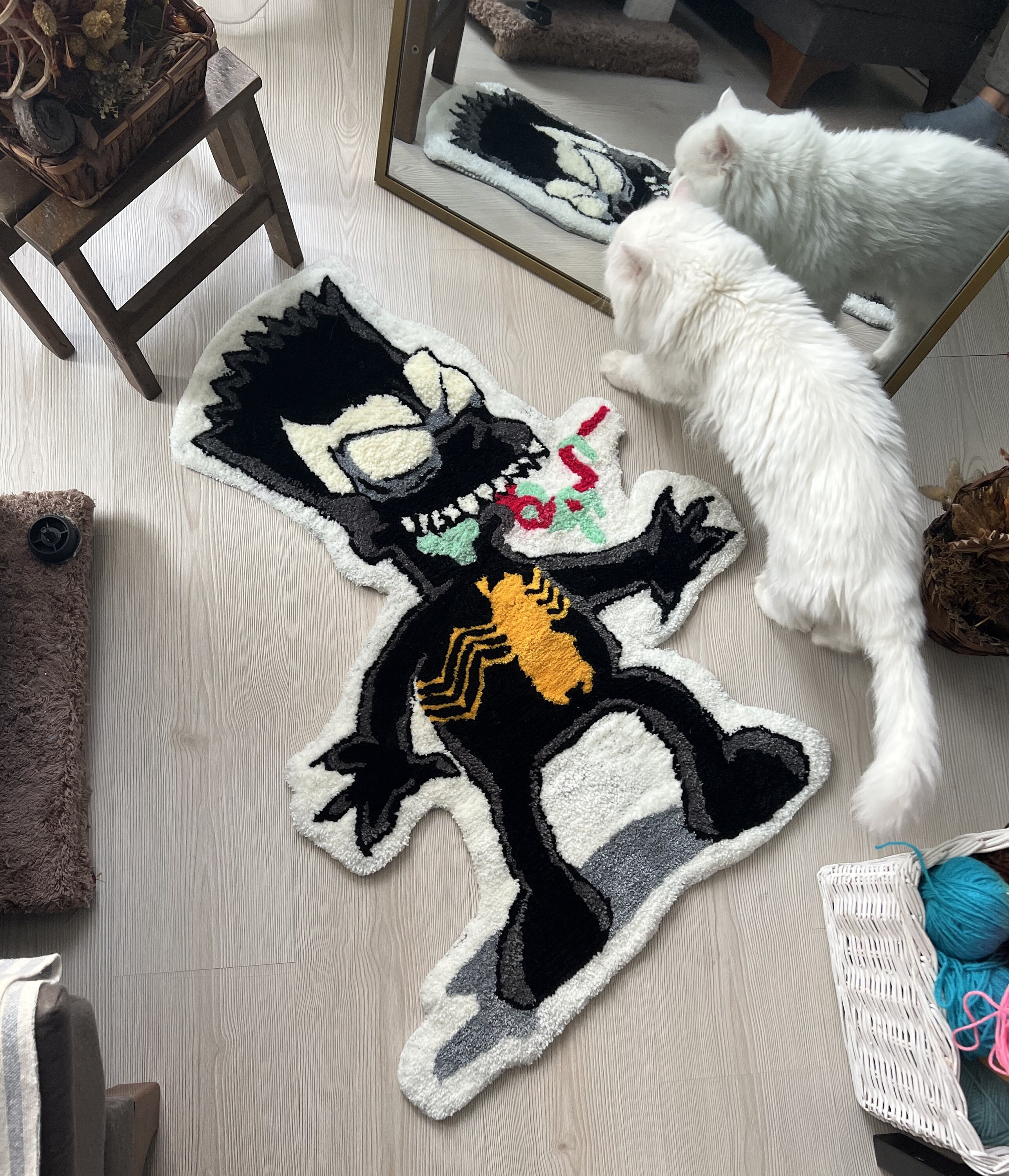 Custom Simpson Bart Tufted Rug Simpsons %100 Handmade - Etsy