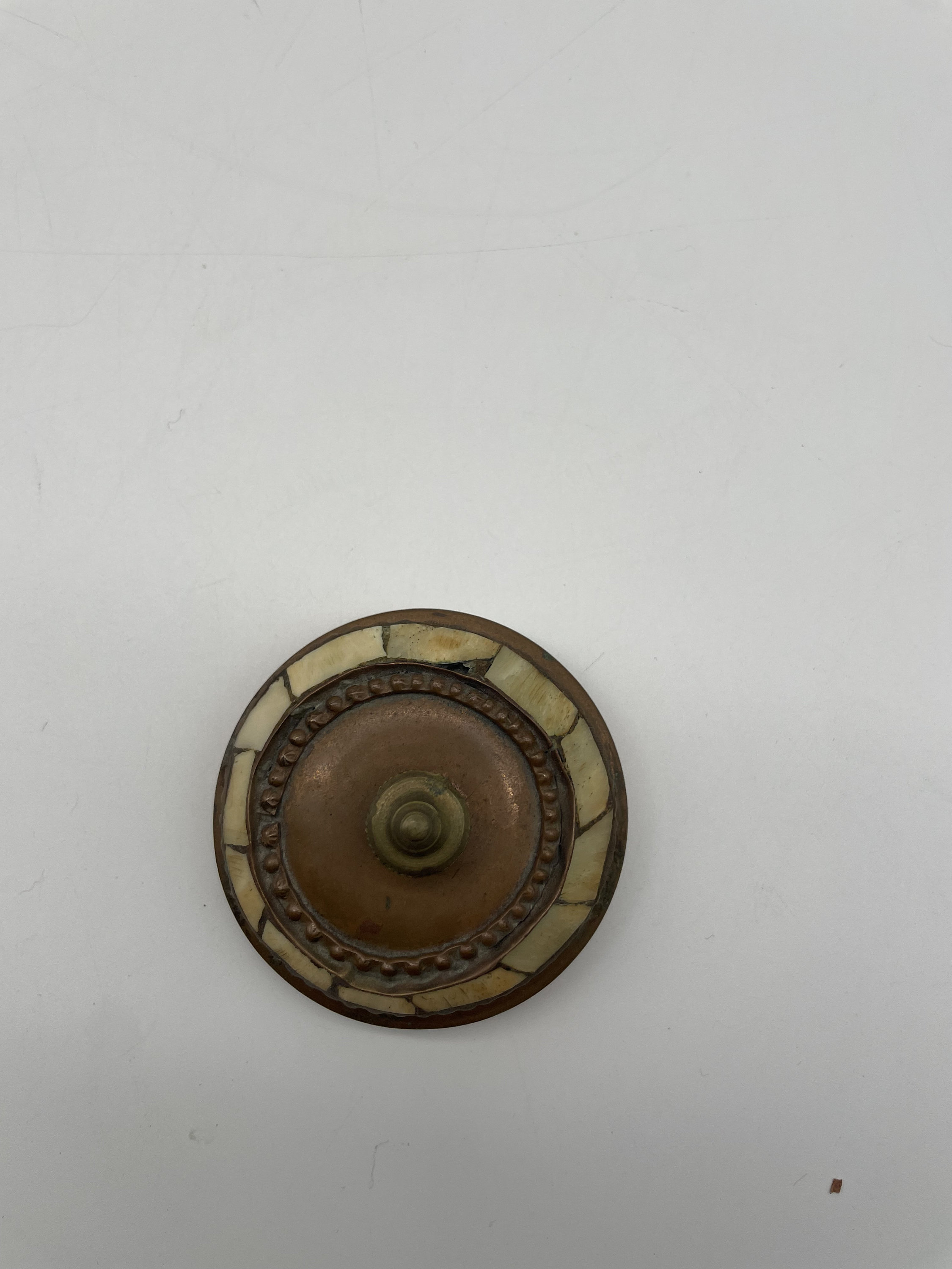 Vintage Moroccan Copper & Brass Teapot With Camel Bone Overlay - Etsy