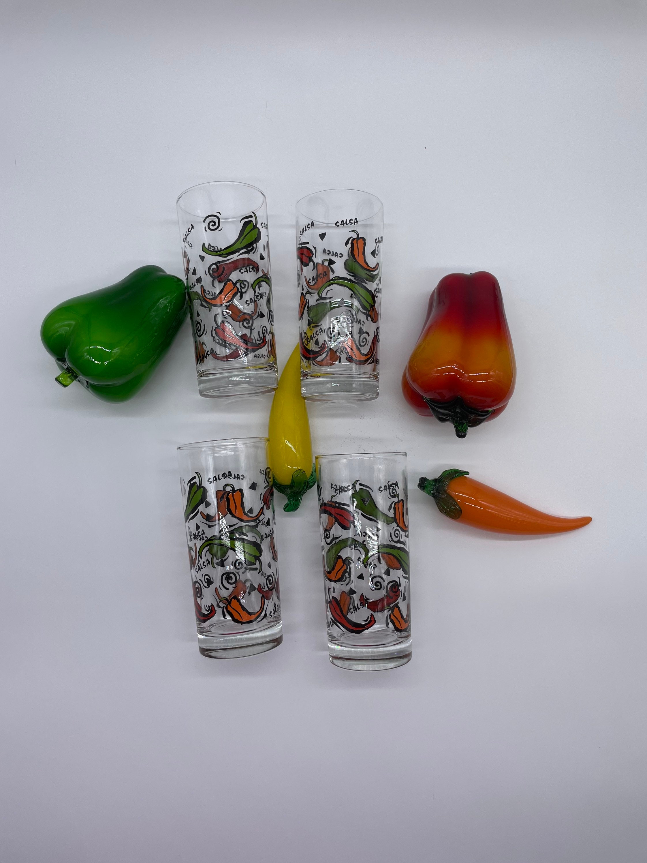 Vintage Libbey Salsa Glasses - Etsy