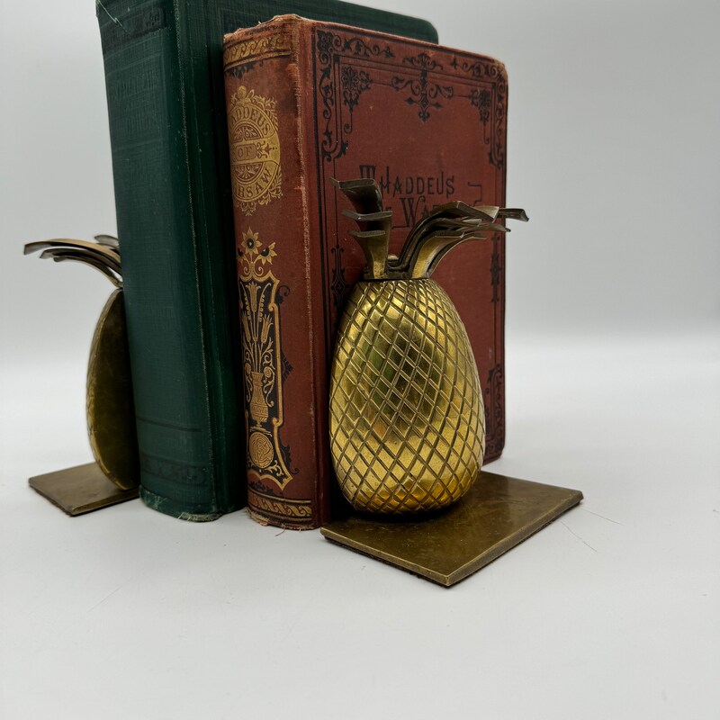 Pineapple Bookends - Etsy UK