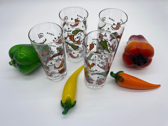 Vintage Libbey Salsa Glasses - Etsy