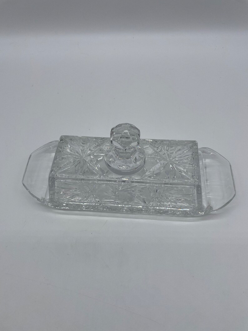Eleanor Butter Dish by American Cut Glass Company - Etsy
