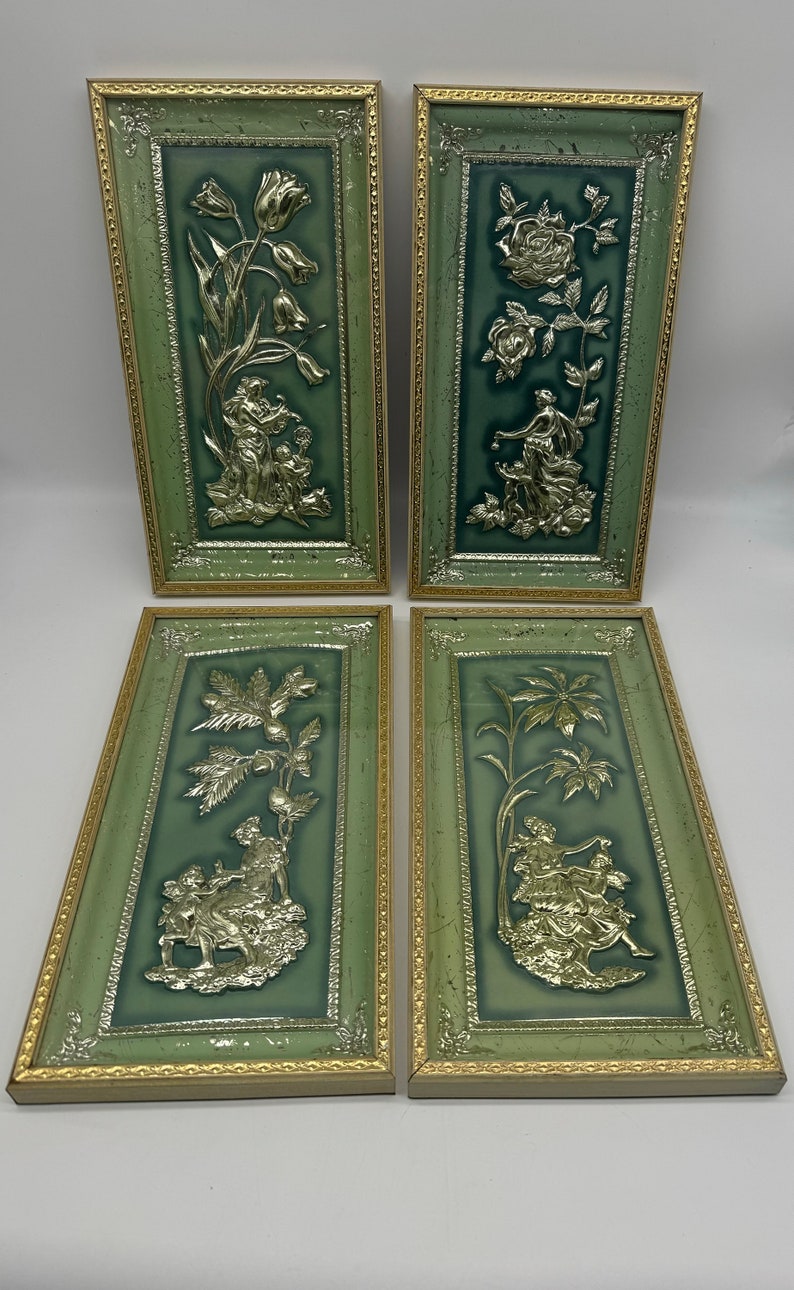 Metalcraft 4 Seasons Set of 4 Shadow Boxes - Etsy