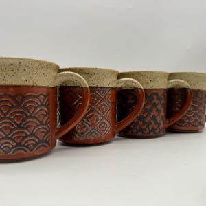 Vintage Holt Howard Stoneware Mug Set - Etsy