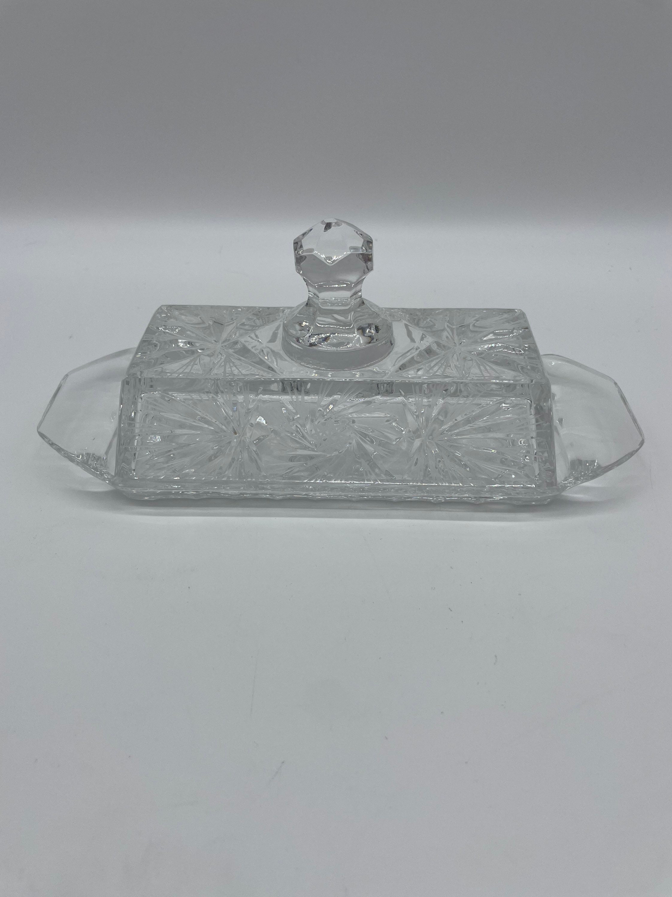 Eleanor Butter Dish by American Cut Glass Company - Etsy