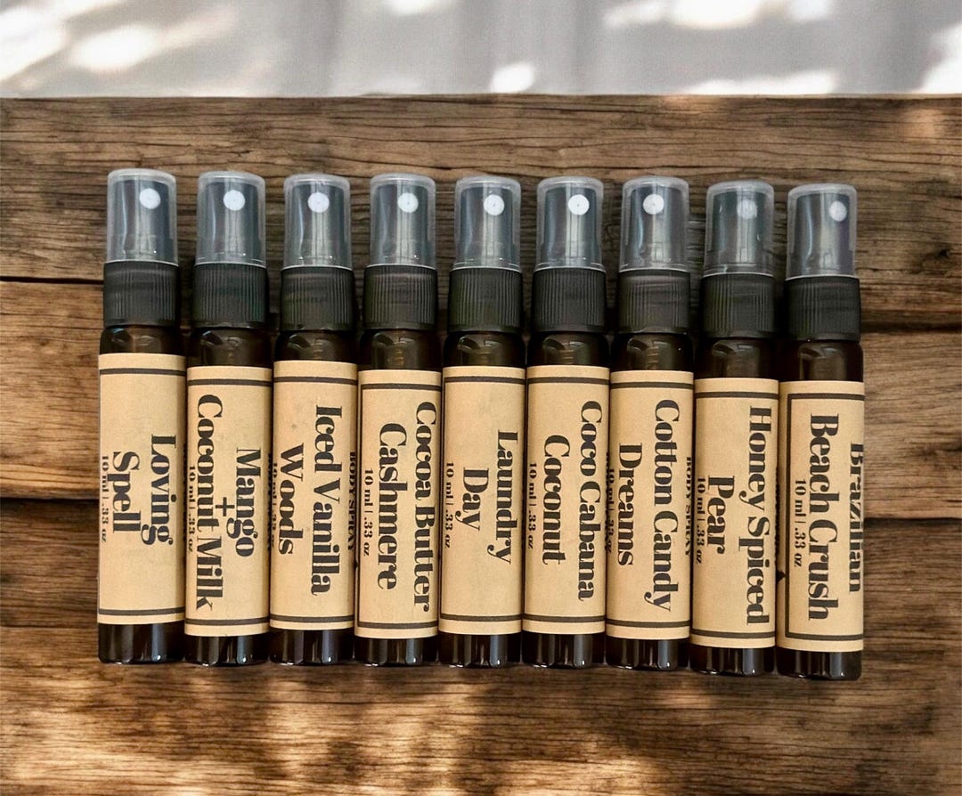 Mini Travel Body Spray - Etsy