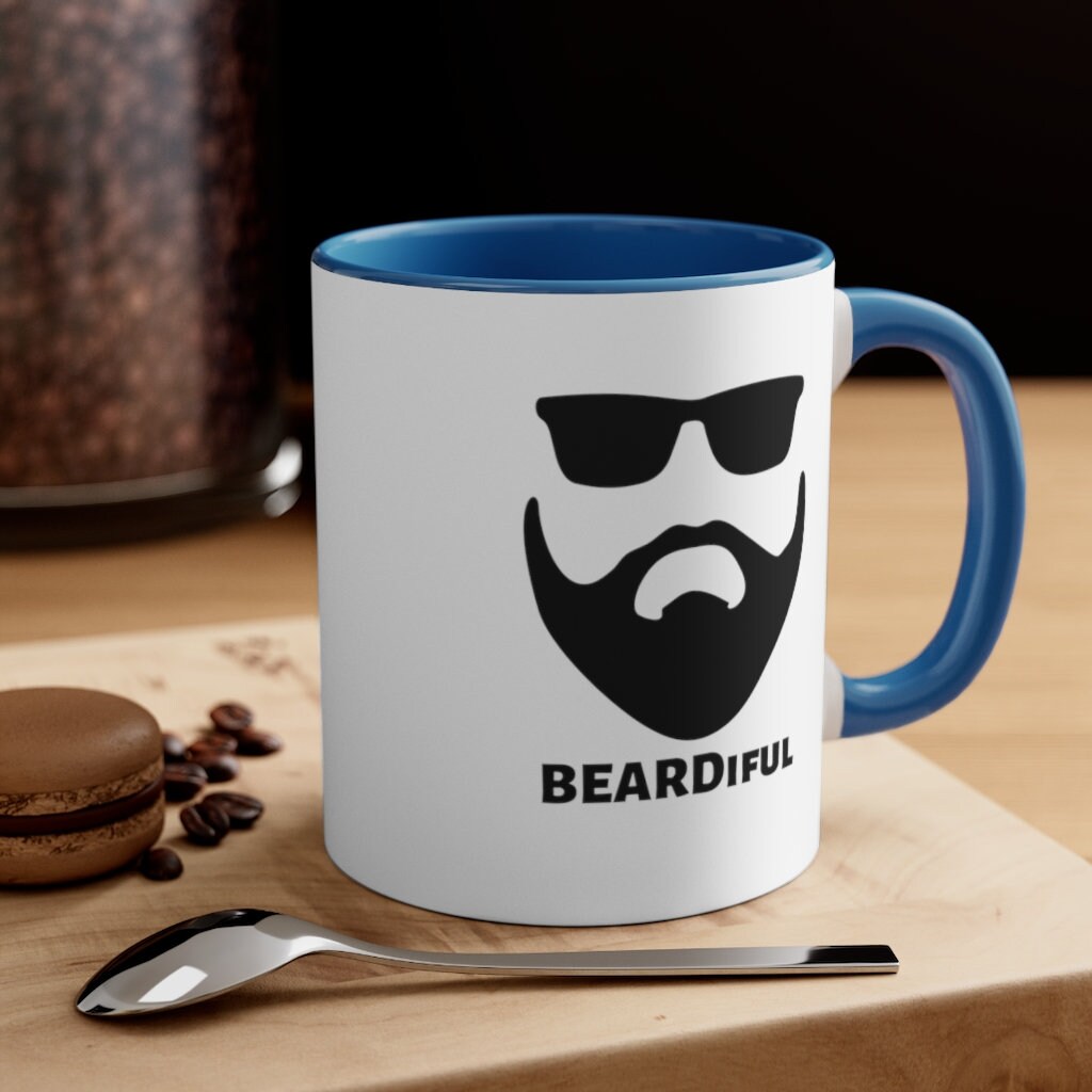 Manly Mug Manly Coffee Mug Coffee Mugs for Him Beard Coffee - Etsy