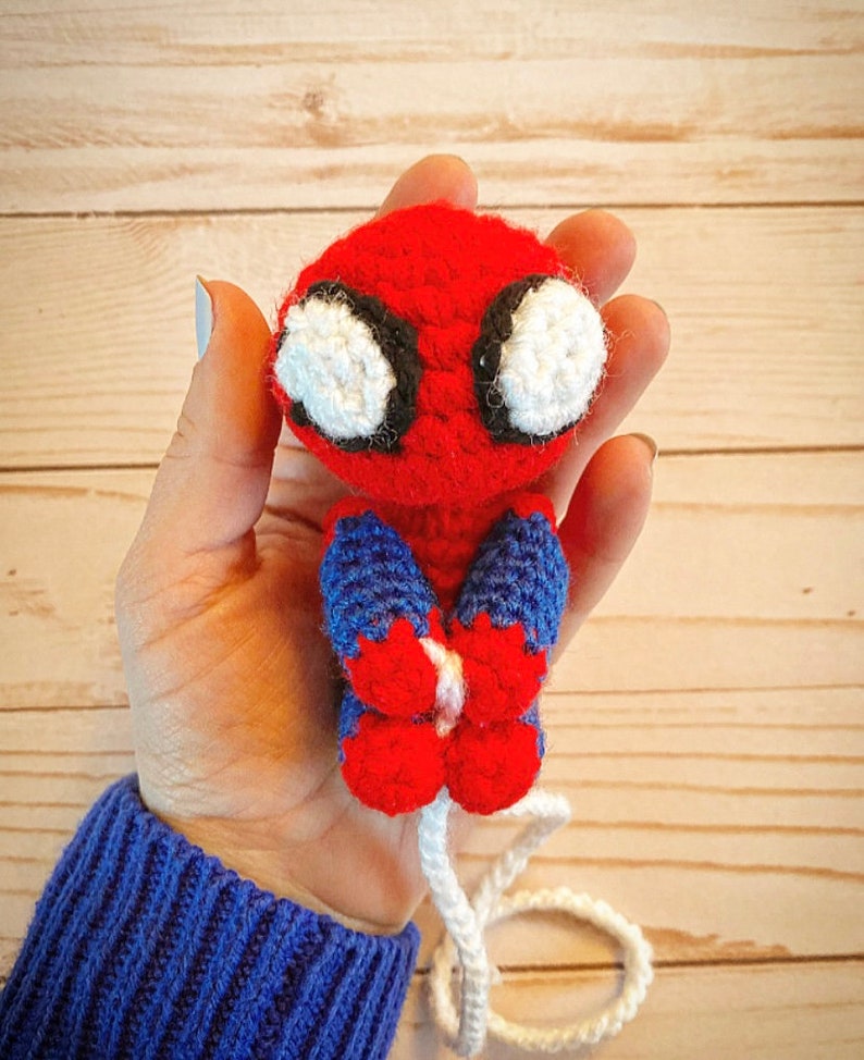 Crochet Spider Hero Keychains | Spin, Ghost Spider, Green Goblin ...