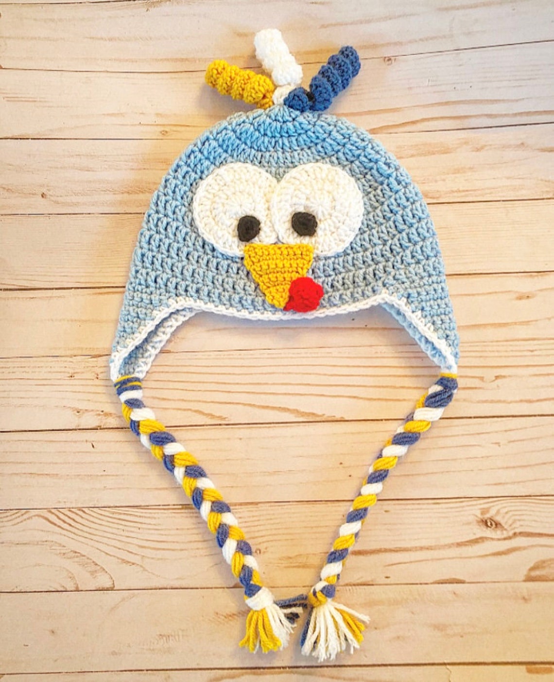 Crochet Turkey Hat: Thanksgiving Beanie, Turkey Trot Costume - Etsy