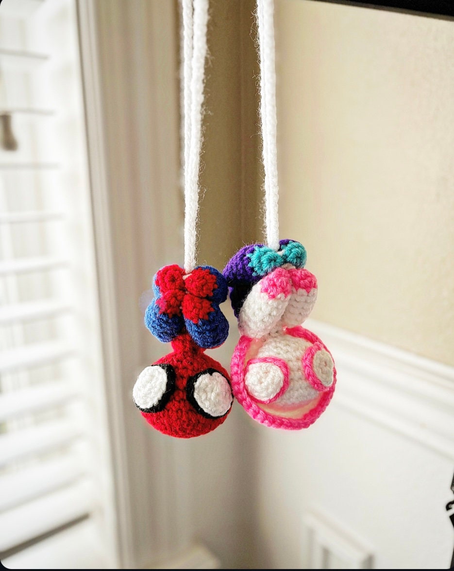 Crochet Spider Hero Keychains | Spin, Ghost Spider, Green Goblin ...
