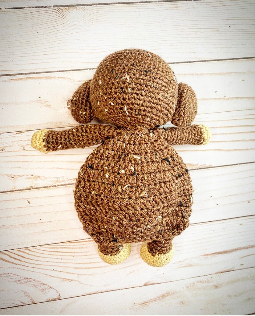 Safari Monkey Lovey, Crochet Monkey, Handmade Lovie, Woodland Monkey - Etsy