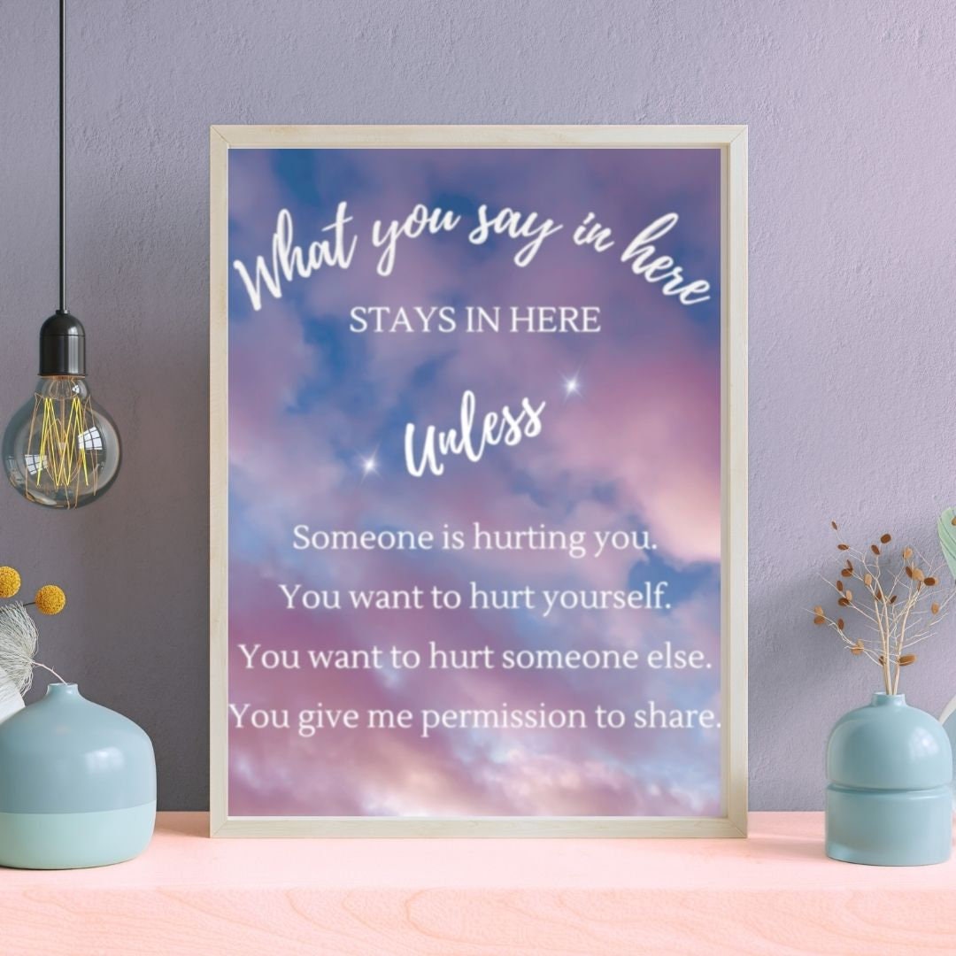 Therapist Confidentiality Sign - Printable Privacy Notice for ...