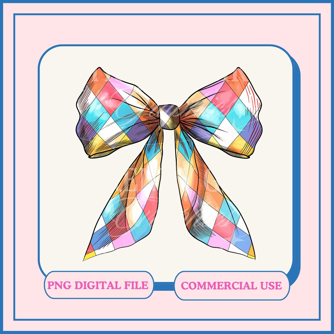 Coquette Bow,clown Bow Png,funny Clown,retro Png,aesthetic Png,clown ...