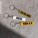 Custom Licence Plate Keychain, Personalised Number Plate Keychain, Mini ...