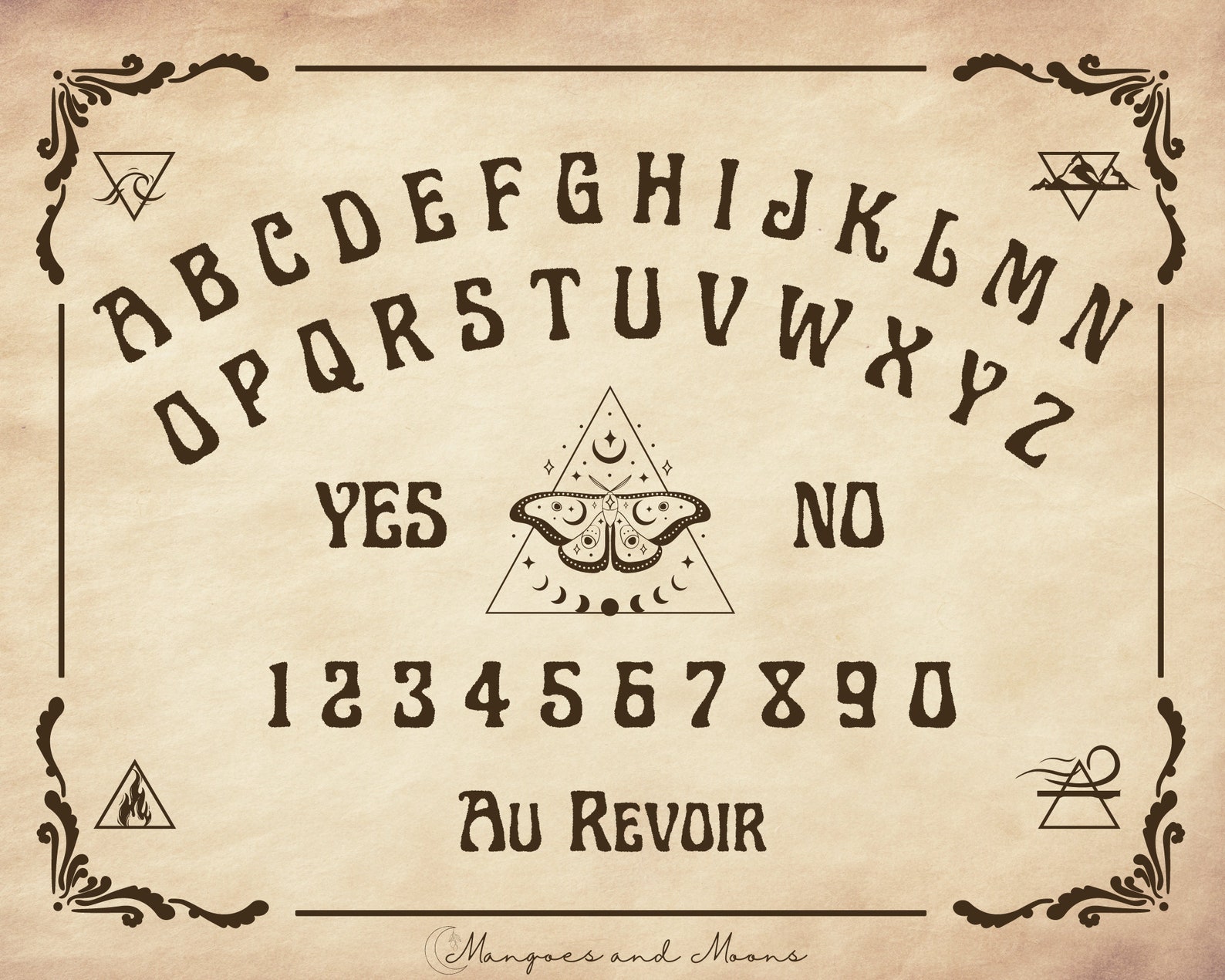 Spirit Board Poster DOWNLOAD - Etsy