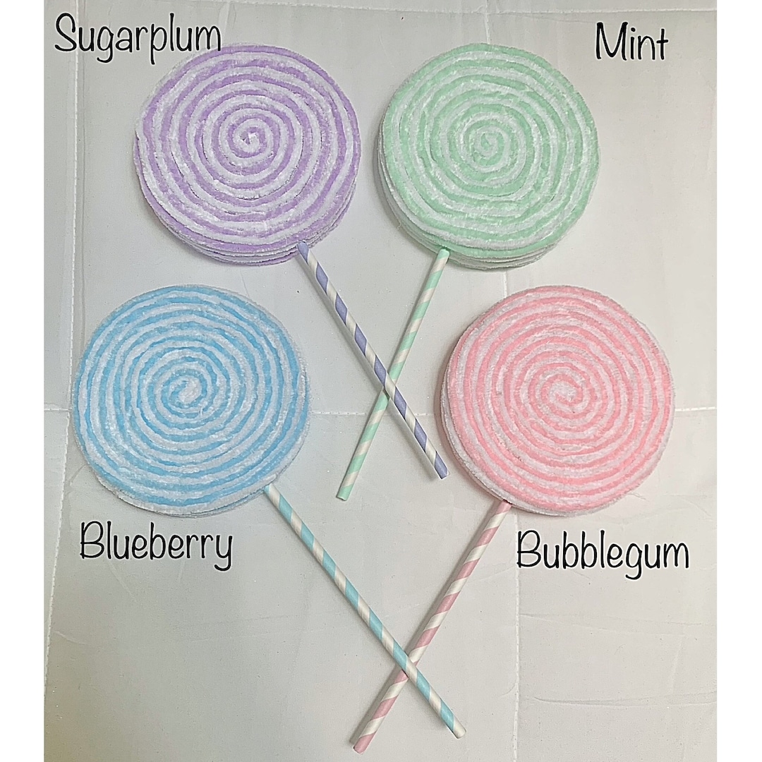 Fake Pastel Lollipops, Pinkmas, Fake Pastel Candy - Etsy