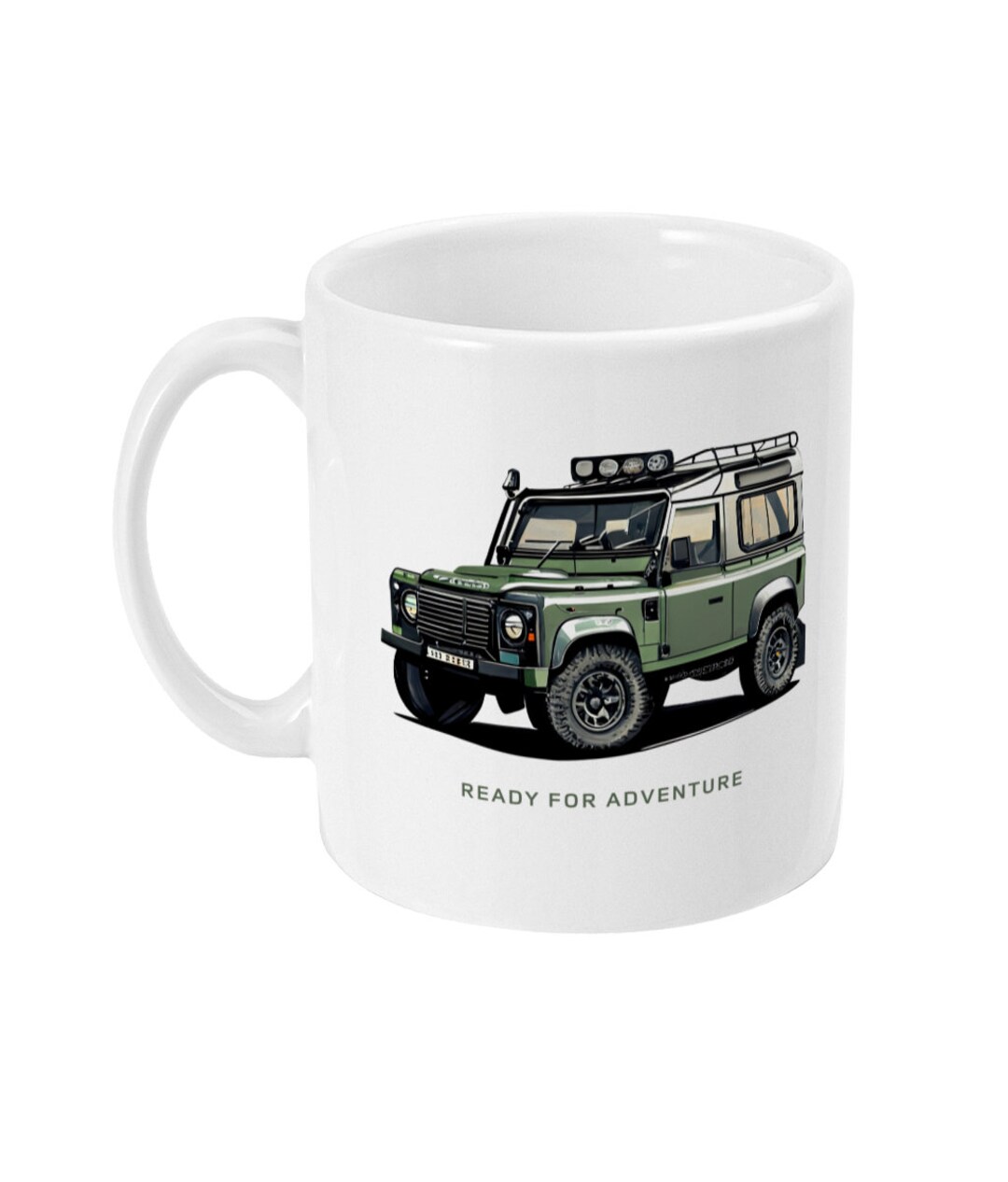 Land Rover Defender Illustration 11oz White Ceramic Mug - Etsy