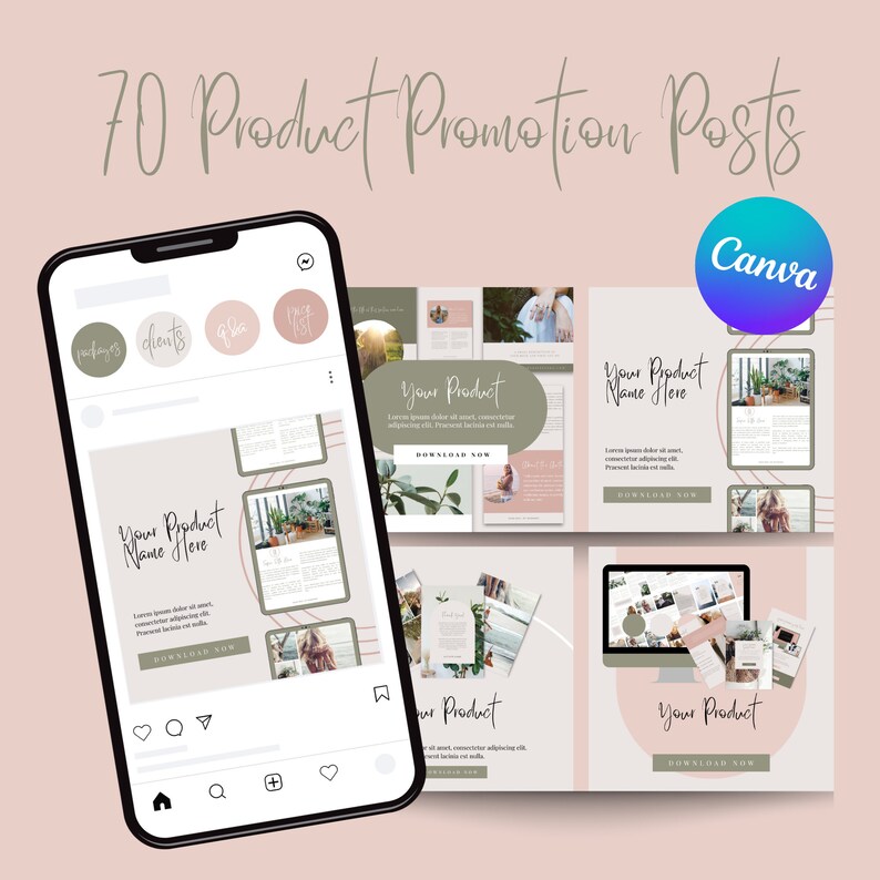 Instagram Lead Magnet Post Templates, Edit in Canva, Instagram ...