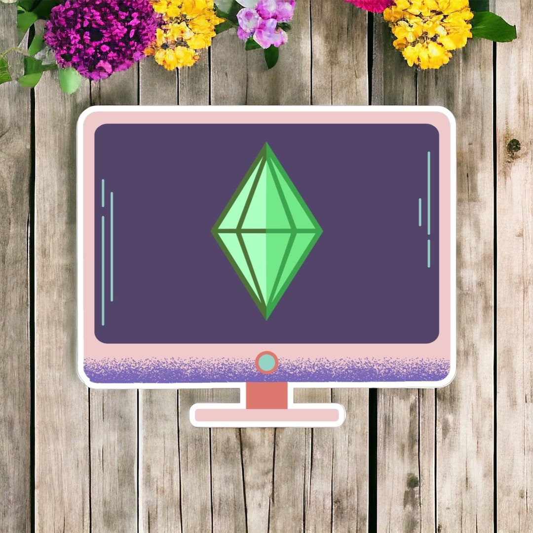 Sims 4 Sticker Computer - Etsy