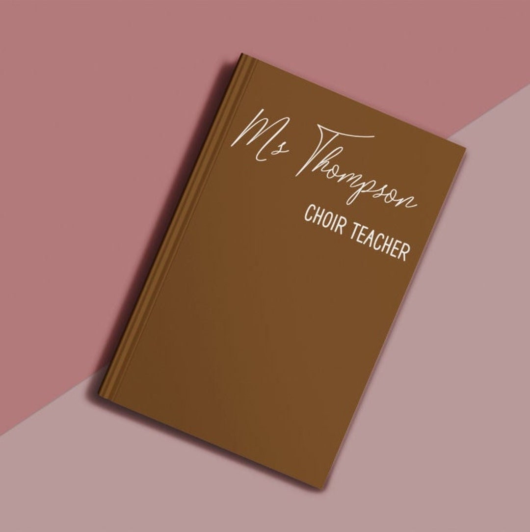 Custom Teacher Journal Best Teacher Appreciation Gift Thank You Gift ...