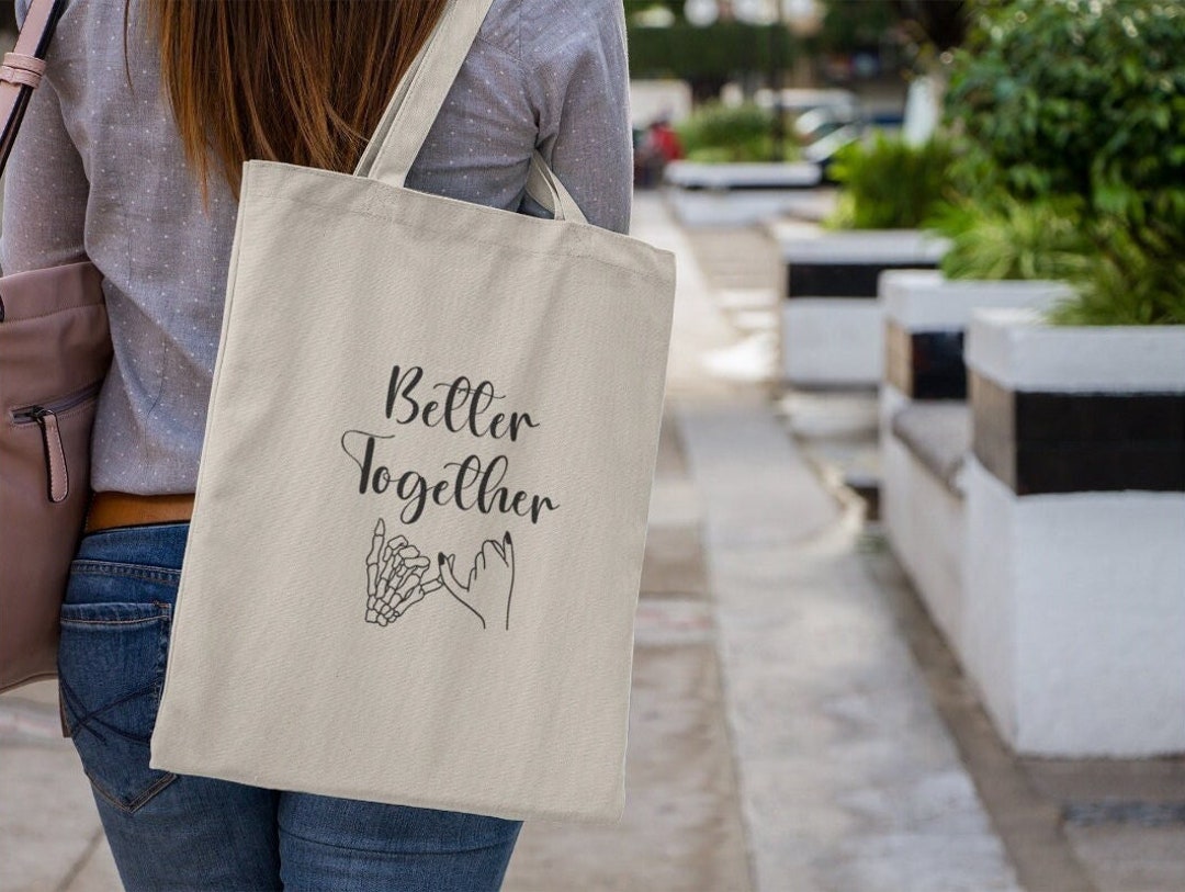 Better Together Tote Bag | Cute Couple Matching | Trick or Treat Bag ...