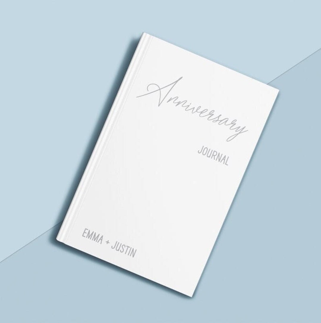 Custom Anniversary Journal | Wedding Gift | Gift for Bride and Groom ...